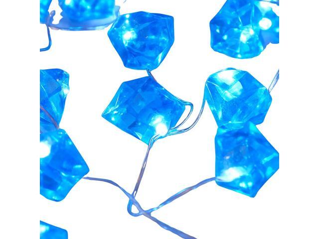 Click here for Elegani 10 LED Crystal String Lights 4.9ft Cool Bl... prices