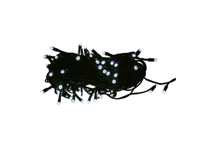 Click here for Elegani 100 LED White String Lights with Green Wir... prices