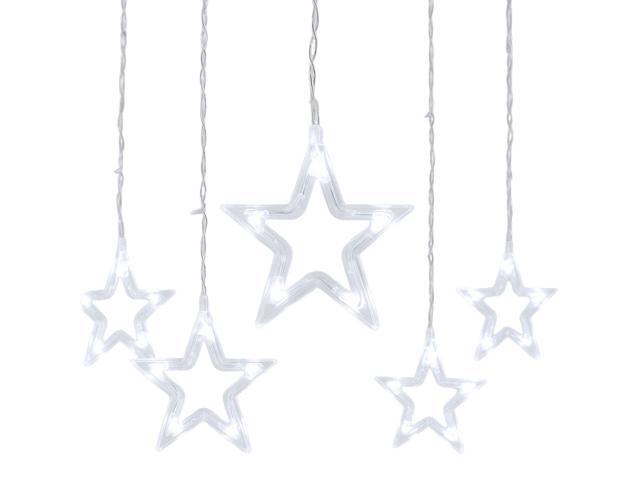 Click here for Elegani 138 LED Star Curtain Light White Hanging S... prices