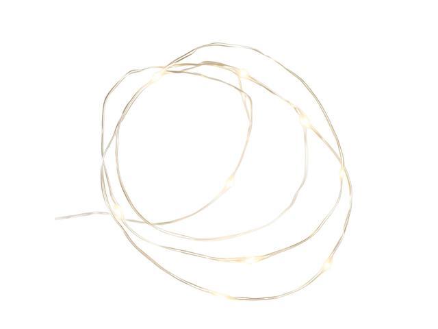 Click here for Elegani 100 LED White Fairy Lights 33 Ft Silver Co... prices