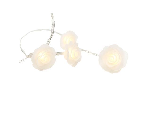 Click here for Elegani 20 LED Rose Flower String Lights Warm Whit... prices
