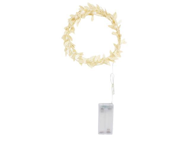 Click here for Elegani 20 LED Leaf Vine Fairy Lights 7.8ft Gold C... prices