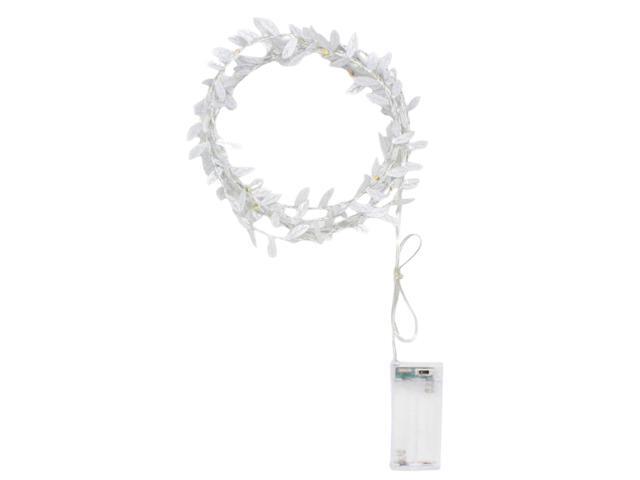 Click here for Elegani 20 LED Leaf Vine Fairy Lights 7.8ft Silver... prices