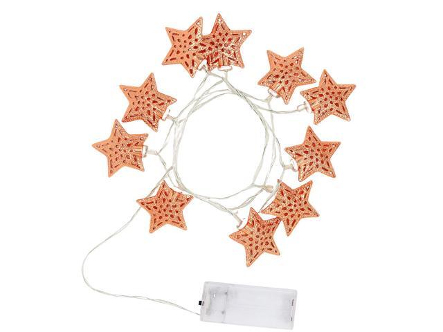 Click here for Elegani Rose Gold Moroccan Star String Lights 10 L... prices