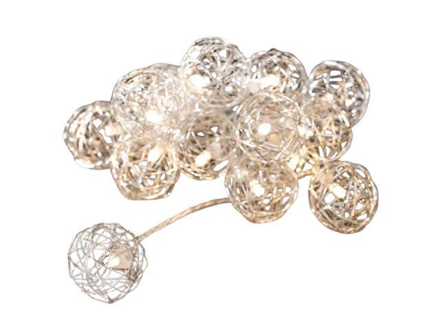 Click here for Elegani 10 LED Wire Ball String Light 3ft Flexible... prices