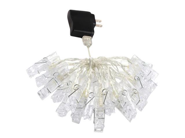 Click here for Elegani 40 LED Photo Clip String Lights 14ft Clear... prices