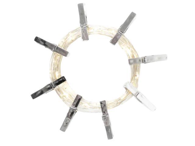 Click here for Elegani 36 LED Silver Photo Clip String Light 13ft... prices