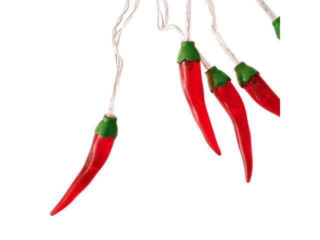 Click here for Elegani 10 LED Chili Pepper String Lights Warm Whi... prices