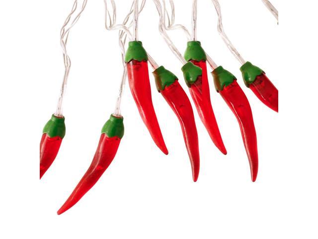 Click here for Elegani 20 LED Chili Pepper String Lights Warm Whi... prices