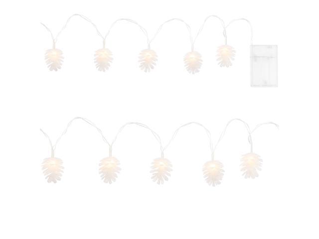 Click here for Elegani 10 LED Pine Cone String Lights Warm White... prices