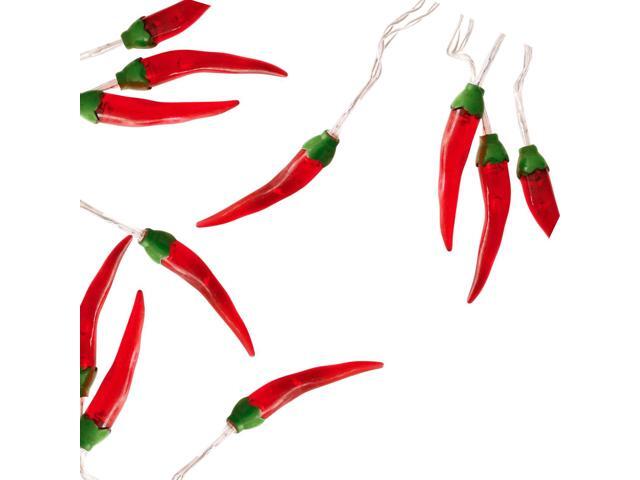 Click here for Elegani Chili Pepper String Lights 10 Warm White L... prices