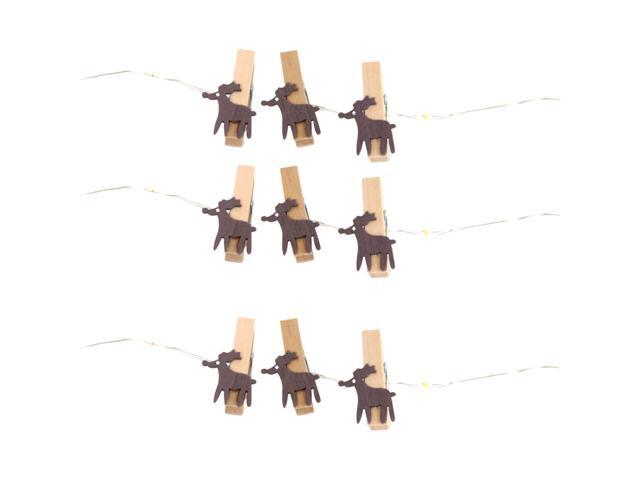 Click here for Elegani 20 LED Microdot String Lights with 10 Wood... prices