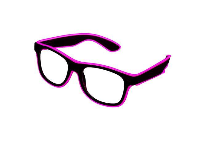 Click here for Elegani Pink LED Glow Glasses Light Up Party Eyewe... prices