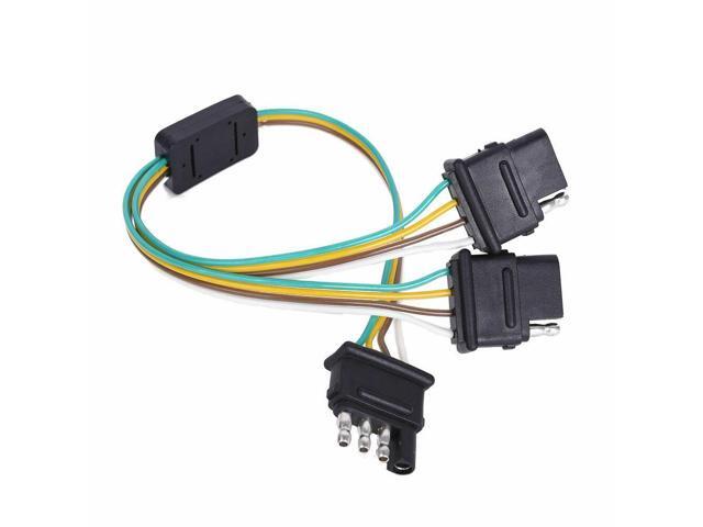 Click here for 4 Way Flat Y-Splitter Dual Plug Adapter For LED Ta... prices