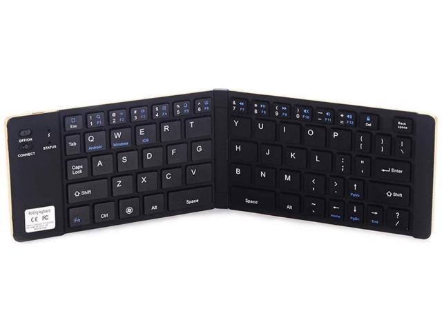 Click here for Ultra Slim Mini Foldable Wireless Keyboard Black prices