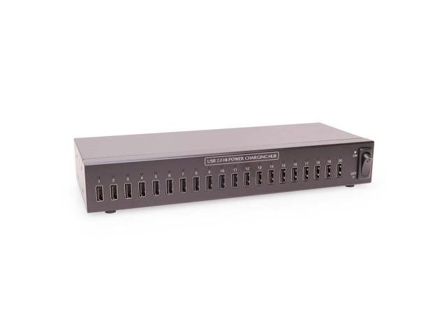 Click here for CoolGear 20 Port USB 2.0 Industrial High Power 2.4... prices