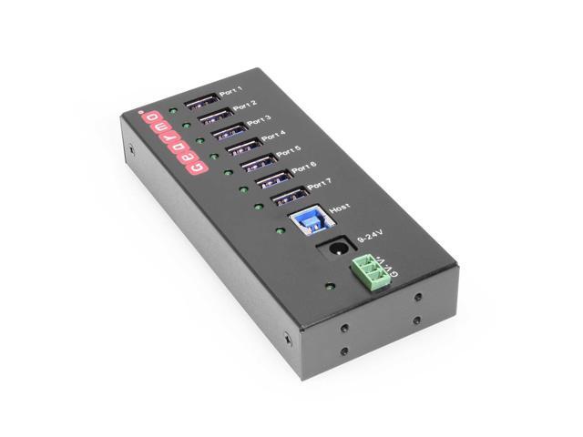 Click here for Gearmo USB 3.0 7 Port Industrial Metal Hub w/15KV... prices