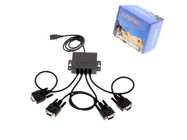 Click here for SERIALGEAR USB 4-Port Serial Adapter / USB 2.0 Qua... prices