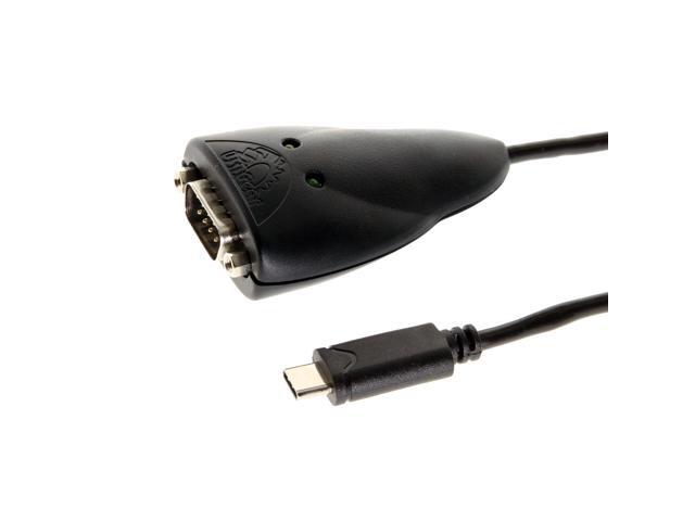 Click here for USBGear USB C to RS-232 6FT Serial Adapter Black w... prices