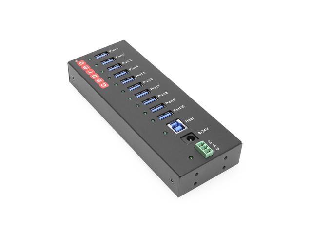 Click here for Gearmo USB 3.2 Gen 1 10 Port Industrial Metal Hub... prices