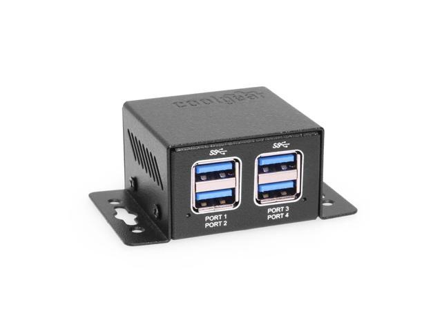 Click here for Coolgear 4 Port USB 3.2 Gen 1 Micro Powered Hub w/... prices