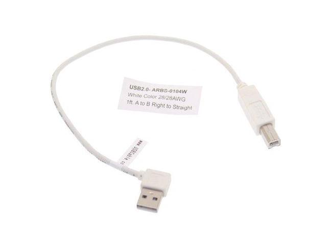 Click here for USBGear 1ft. White Right to Straight A to B 28/28A... prices