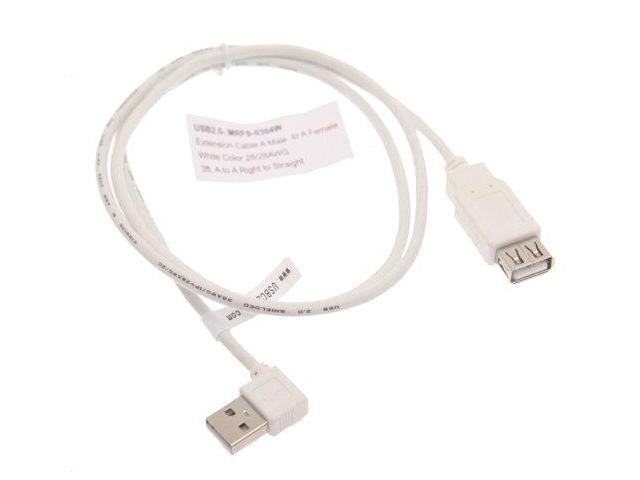 Click here for USBGear 3ft. White USB 2.0 Extension Cable A male... prices