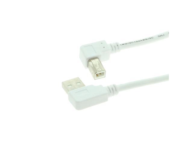 Click here for Cablemax 3ft. White USB 2.0 Cable A Left Angle to... prices