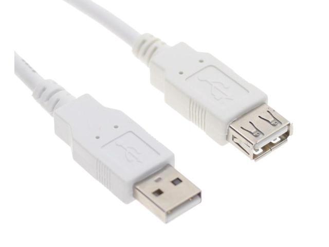 Click here for USBGear 5ft. White USB 2.0 A-Male to A-Female Exte... prices