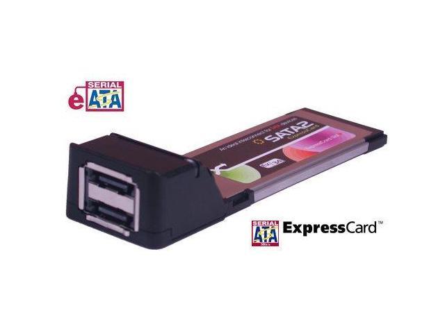 Click here for CoolGear 2-Port SATA2 Express Card/34mm Dual eSATA... prices