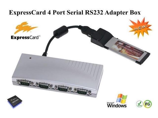 Click here for SerialGear 4-Port ExpressCard Serial RS-232 Adapte... prices