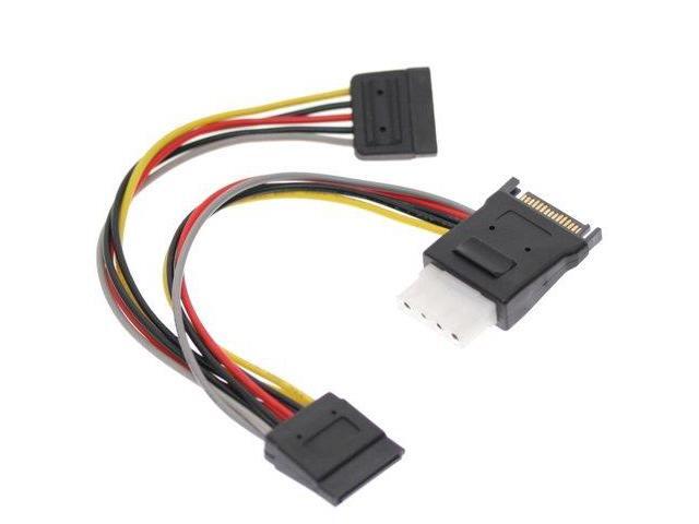 Click here for SATAGear 7in. SATA Power Splitter Cable Molex 4-Pi... prices
