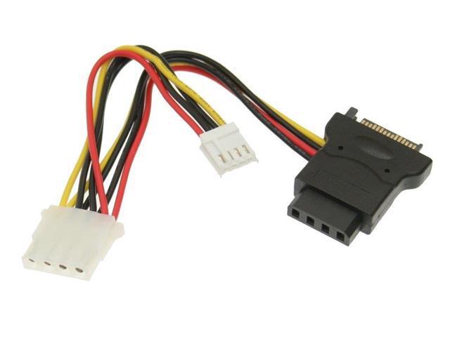 Click here for SATA power to 4 Pin Molex - 4 Pin Floppy Power Cab... prices