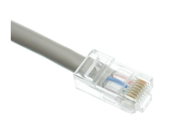 Click here for Cat5e Ethernet Patch Cable Bootless 5 foot - Gray prices