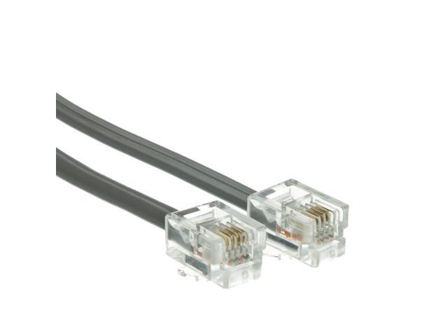Click here for RJ11  6P / 4C  Silver Satin Flat  1:1 Straight  2... prices