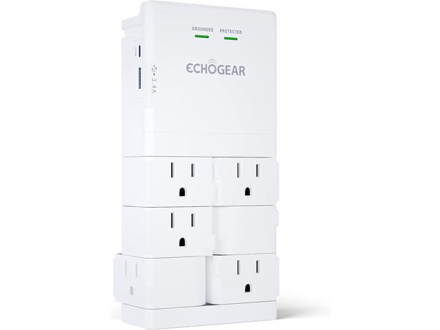 Click here for ECHOGEAR Wall Outlet with USB Ports & Surge Protec... prices