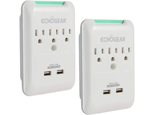 Click here for ECHOGEAR Outlet Extender Multiplug 2 Pack with 3 A... prices