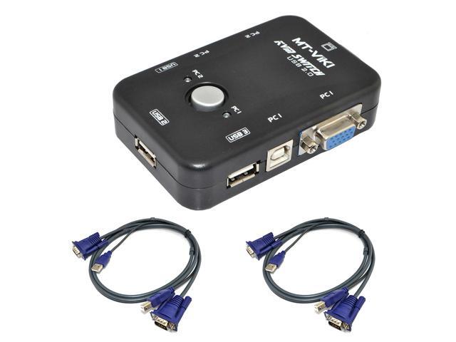 Click here for iKKEGOL USB 2.0 2 Port Monitor VGA SVGA KVM Switch... prices