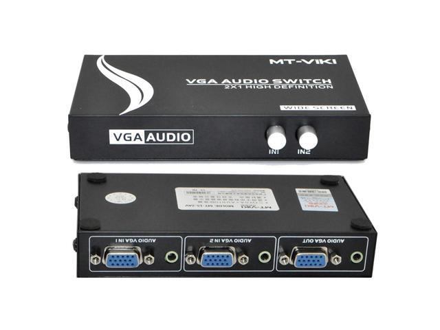 Click here for iKKEGOL 2 Port VGA Audio Video Switch 2x1 SVGA Swi... prices