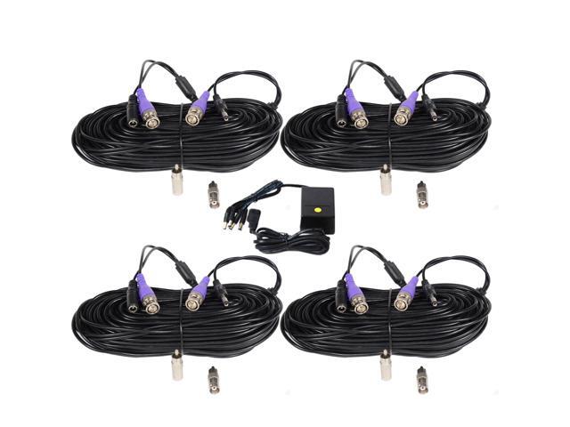 Click here for VideoSecu 4x 100 Feet Video Power Extension Cable... prices