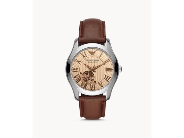 Click here for Emporio Armani AR60017 Automatic Brown Leather Men... prices