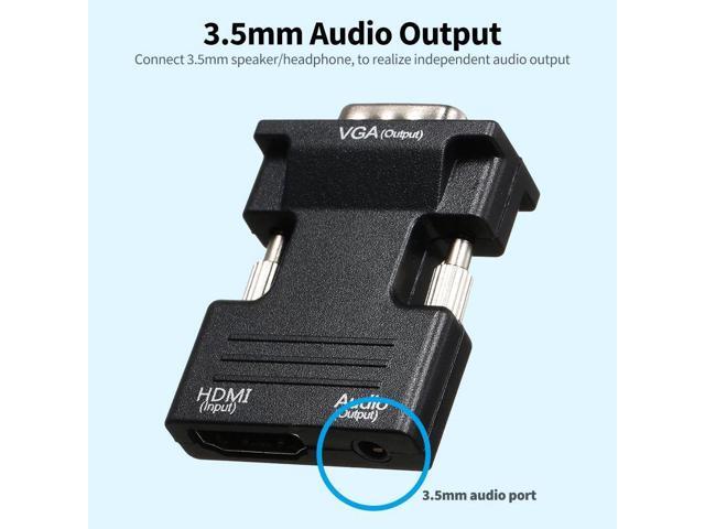 Click here for HD Male to VGA Female Adapter with 3.5mm Audio Por... prices