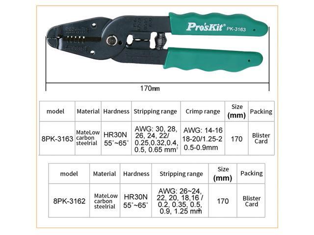 Click here for Proskit 8PK-3163 Cable Wire Stripper Cutter Crimpe... prices