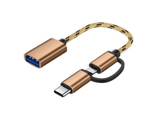 Click here for 2 in 1 USB 3.0 OTG Cable Nylon Braid Micro USB Typ... prices