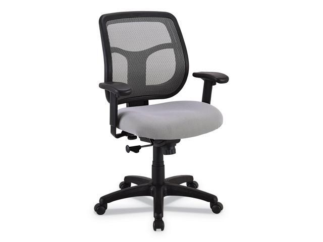 Click here for Eurotech Apollo Mid-Back Mesh Chair Silver/Black M... prices