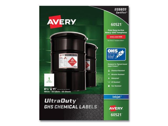Click here for Avery Chem Label  8-1/2W x 11H  50 Labels  PK50 Sy... prices