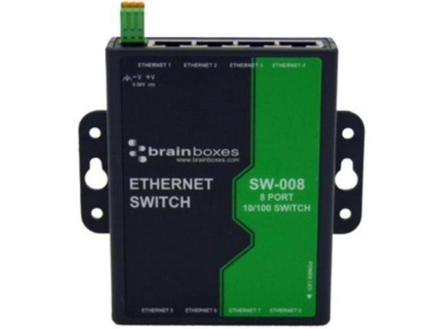 Click here for Brainboxes 8 Port Unmanaged Ethernet Switch Wall M... prices