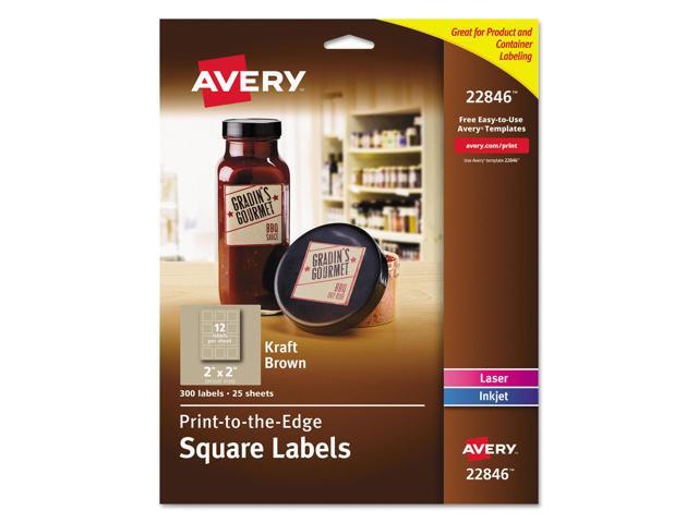 Click here for Avery Square Print-to-the-Edge Labels 2 x 2 Kraft... prices