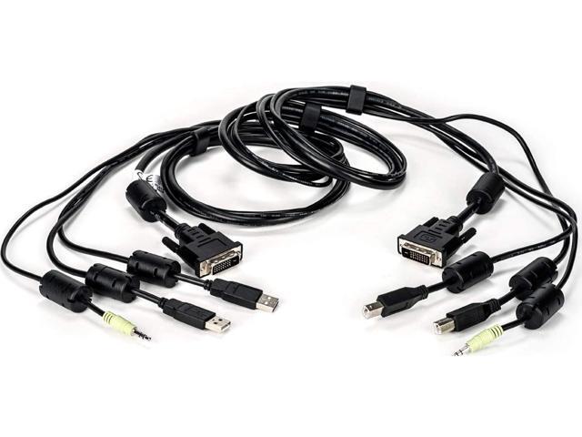 Click here for VERTIV 6ft KVM Cable for KVM Switch USB Audio DVI-... prices