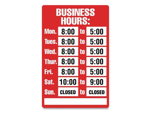Click here for Cosco Open/Closed Business Hours Sign Kit 8 x 12 R... prices